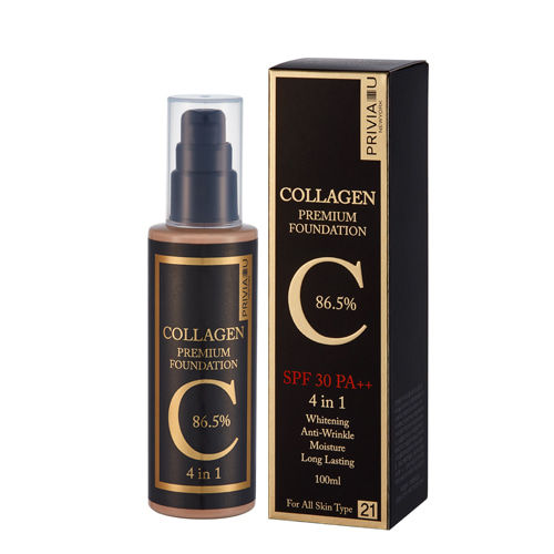 100% EFFECTIVE BLACK SNAIL SPF 30 PREMIUM/ COLLAGEN LONG LASTING FOUNDATION | Lazada PH