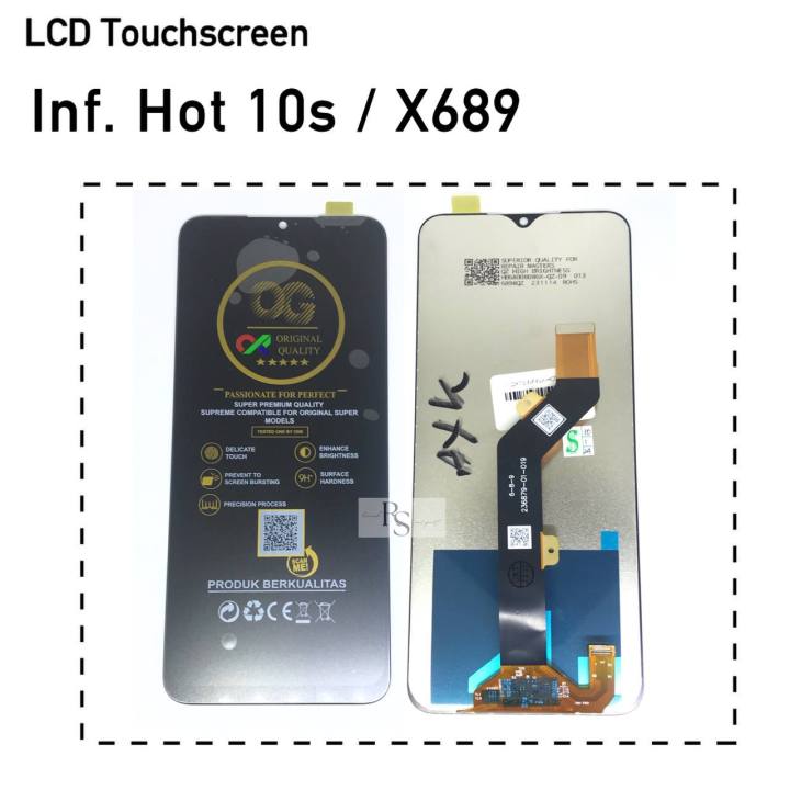 LCD TOUCHSCREEN INFINIX HOT 10S X689 X689B FULLSET | Lazada Indonesia