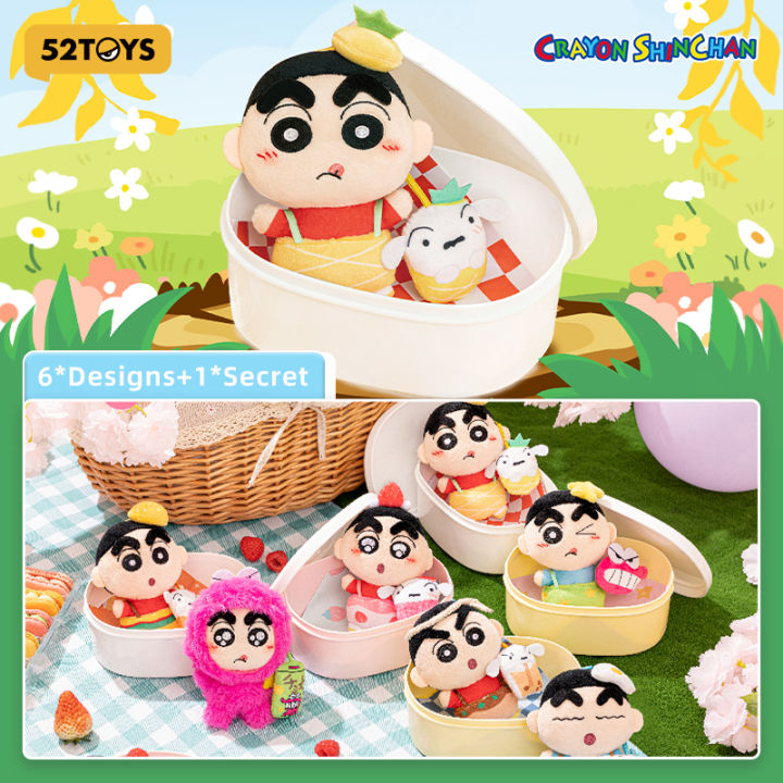 52TOYS YUMMY BOX CRAYON SHINCHAN - Tea Time Plush Blind Box Figure Toy ...