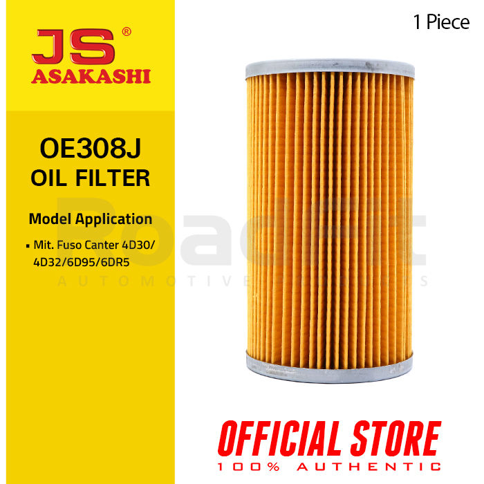 Roadfit JS Oil Filter OE308J for Mitsubishi Fuso Canter 4D30/4D32/6D95 ...