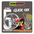 BOM RANGSIT Mags Bom X Mags Star LYNX 5 Spoke Mags For Click/MIO/NMAX ...