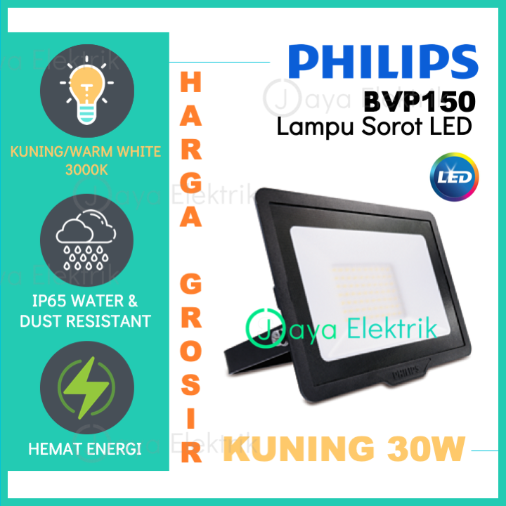 Lampu Tembak Sorot LED PHILIPS BVP150 30W Kuning - BVP 150 30 Watt W ...