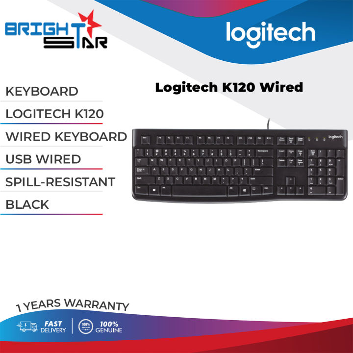 Logitech K120 Wired Keyboard | Lazada