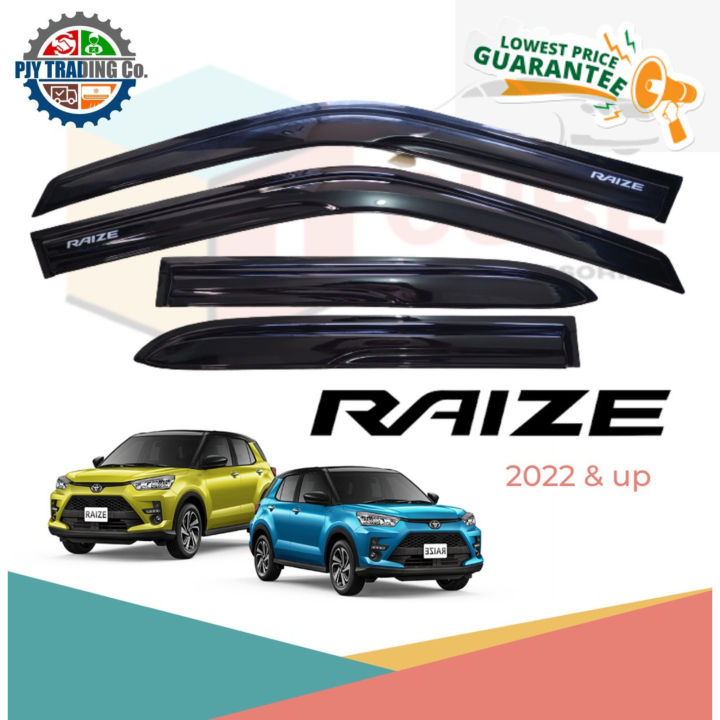 Toyota Raize Rain Visor (2021-2022) | Lazada PH
