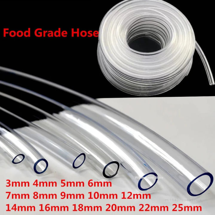 4mm 6mm 8mm10mm 12mm PVC Transparent Pipe Food Grade Pipes 8mm Rubber ...