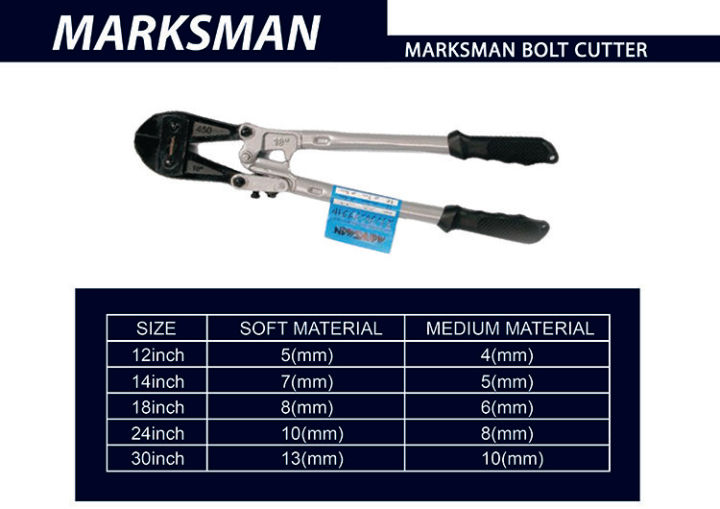 Marksman bolt cutter 18 inch | Lazada