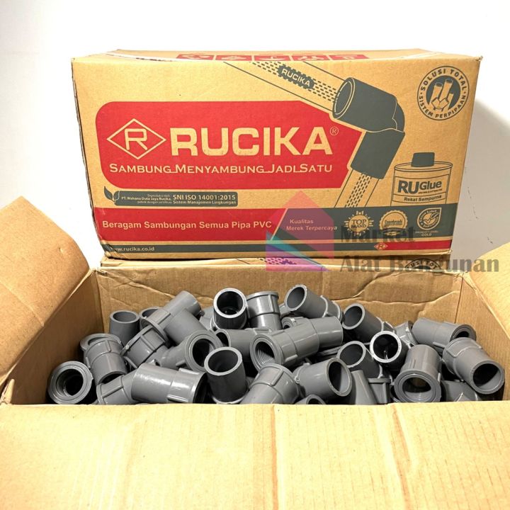 Socket Drat Dalam 3/4" PVC RUCIKA AW / SDD 3/4 Inci / Sock Sok Soket ...
