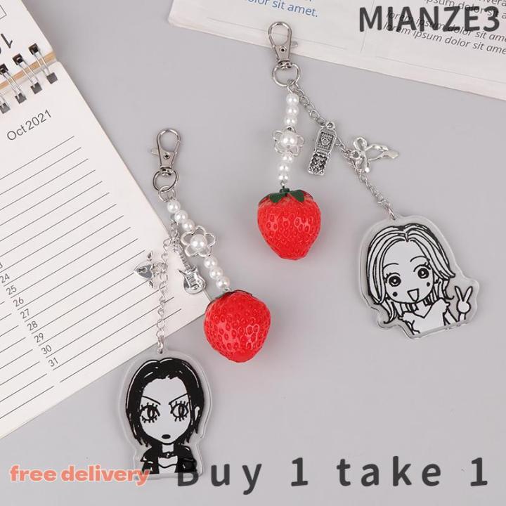 MIZ 1 PCS Super Cute Nana Anime Nana Hachi Matching Phonecharm Keychain ...