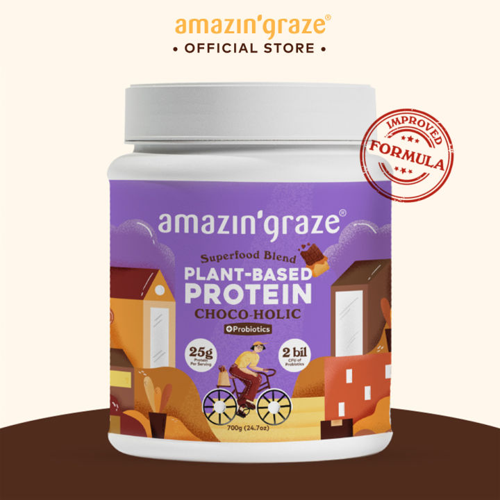 Amazin' Graze Choco-holic Protein Blend 700g Tub | Lazada