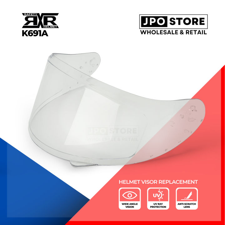 Helmet Visor Replacement for RXR 691A K691A | Lazada PH