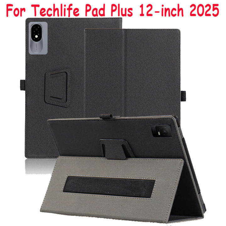 Tablet Case for Techlife Pad Plus 12 inch 2025 casing PU Leather holder ...