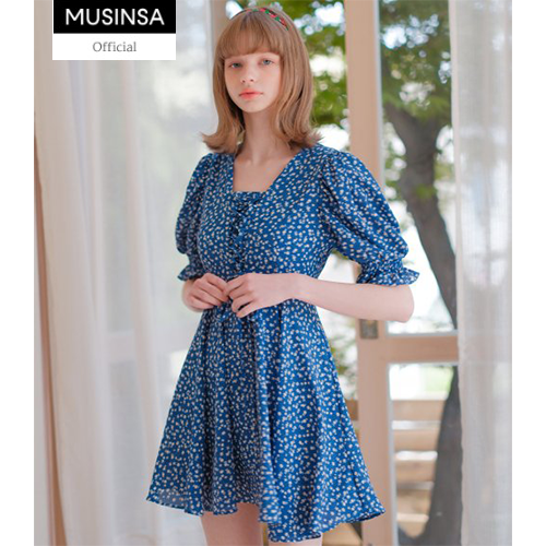 [AVANDRESS] Daisy Puff Dress BLUE | Lazada.co.th