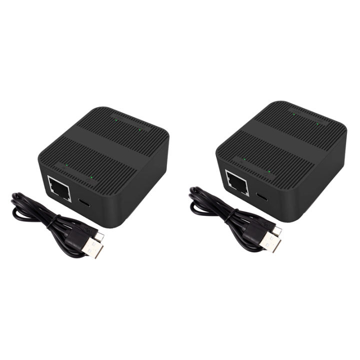 RJ45 1 in 2 Network Sharer 2-Port Mini Switch with Simultaneous ...