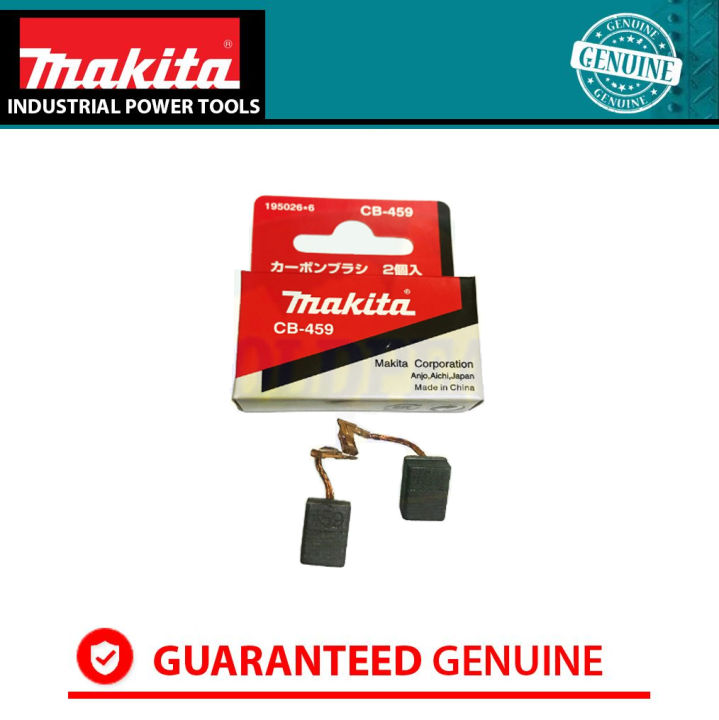 Makita Original / Genuine Carbon Brush CB 459 •khm megatools• | Lazada PH