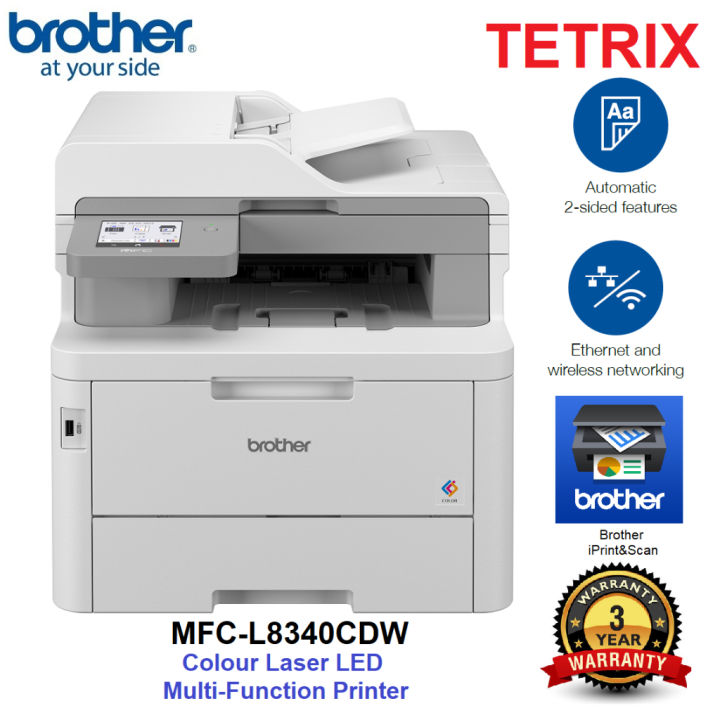 Brother MFC-L8340CDW Colour Laser LED Printer Print Scan Copy Fax ...