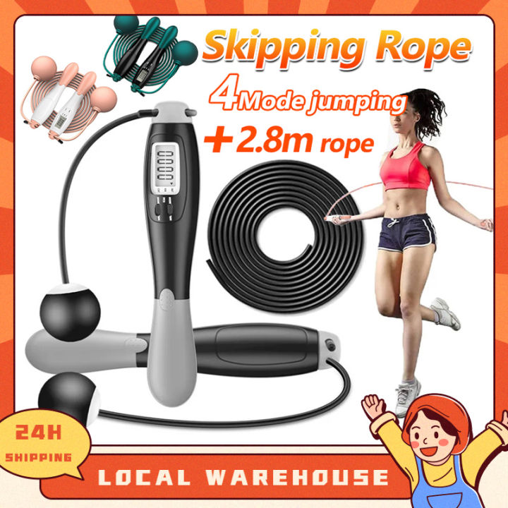 【🇲🇾Stock】PD Digital Skipping Rope Dual Mode Digital tali lompat murah ...