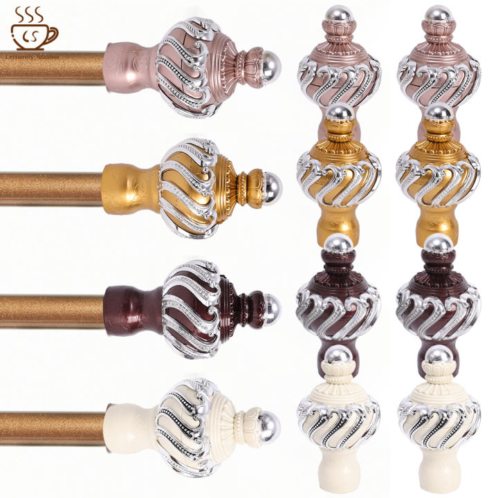 Curtain Rod Decorative Head European Roman Rod Sealing Plug Curtain Rod ...