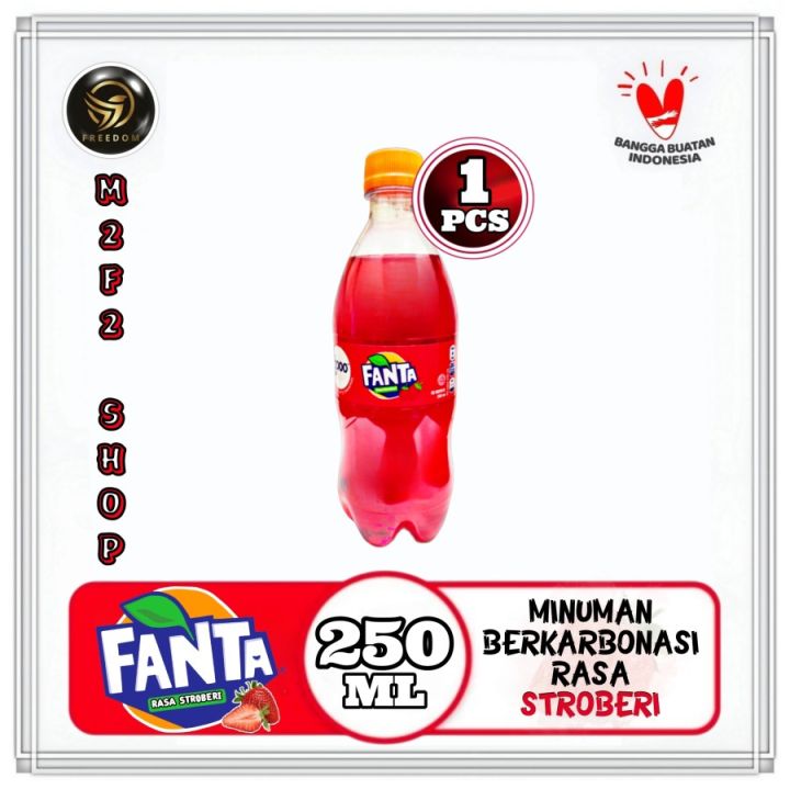 Fanta Merah MInuman Bersoda Botol Plastik Pet - 250 ml (Kemasan Satuan ...