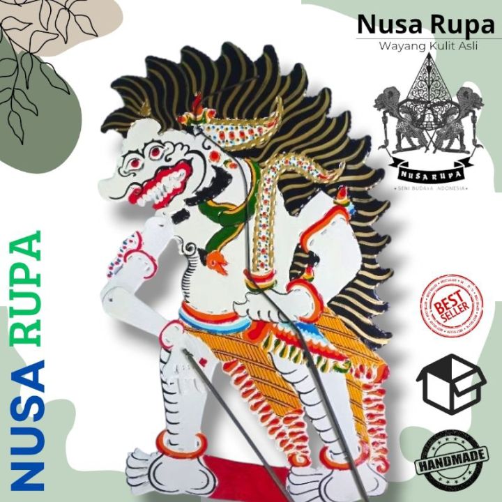 Wayang kulit Asli wayang Buto Amral +-45cm | Lazada Indonesia