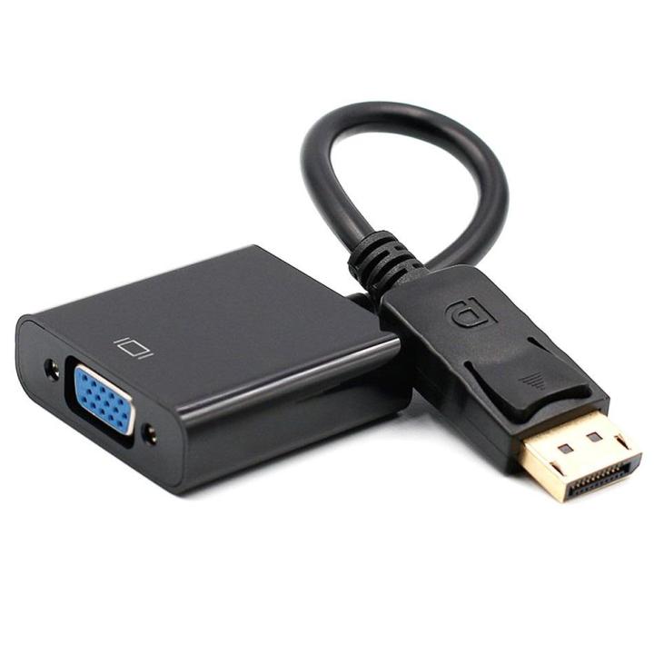 1080P DisplayPort DP Male to VGA Female Cable Adapter Display Port ...