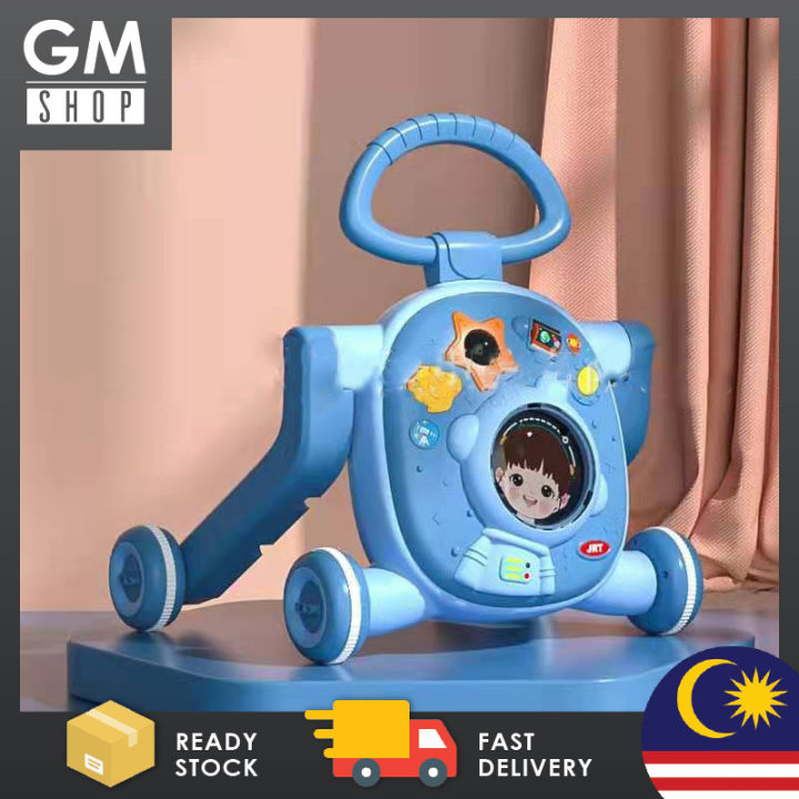 GMshop 3 in 1 Early Training Kids Trolley Baby Walkers Assisted Scooter ...