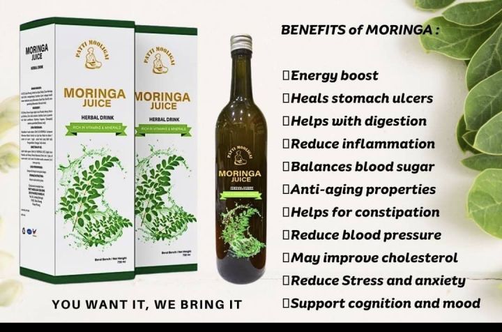 COMBO JUS MORINGA PATTI MOOLIGAI MORINGA JUICE 750ML | Lazada