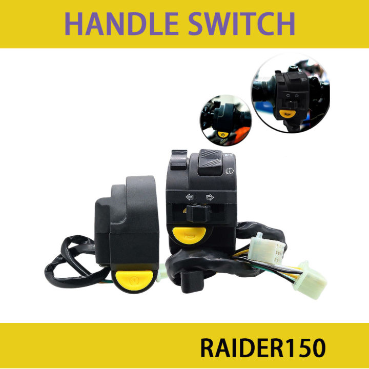 Handle Switch Set for Raider 150 Raider Motorcycles Accessories(Left ...