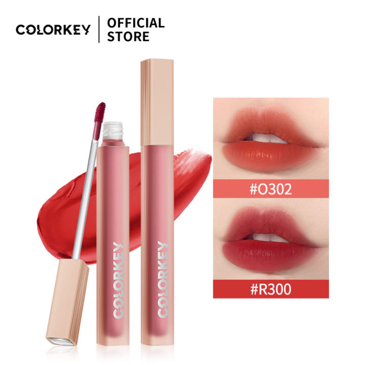 Colorkey Watery Matte Lip Gloss kalis air tidak melekat cecair gincu ...