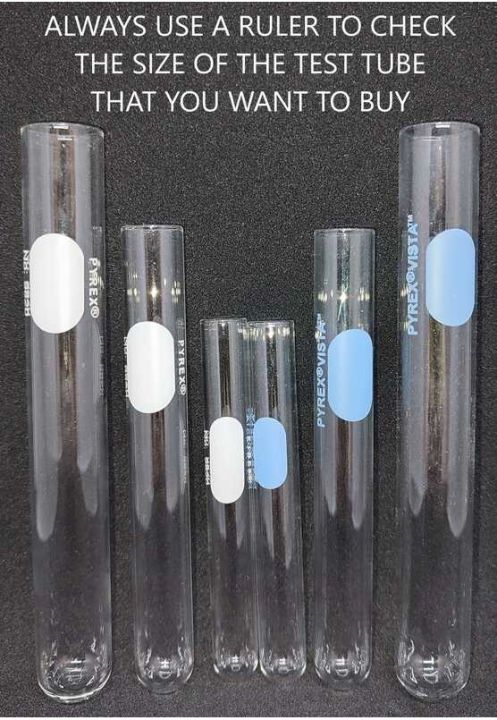 Original PYREX test tube, each piece sold borosilicate high temperature ...