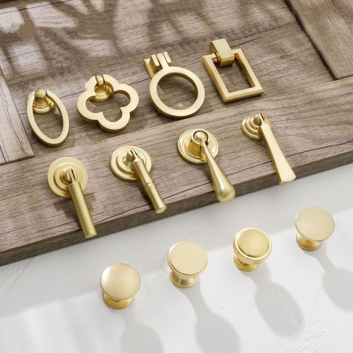 【High Quality】Gold Drawer Handle Modern Cabinet Handle Drawer Knob ...