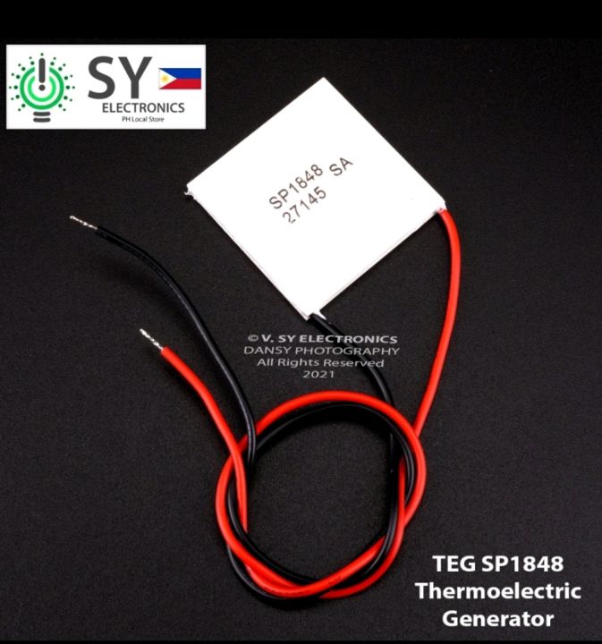 TEG Thermoelectric Power Generator Peltier Module 120° SP1848 27145 ...