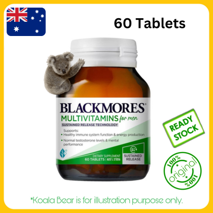 Blackmores Multivitamins for Men (60 Tablets) EXP: Nov 2024 Sustained Release Mens Multi - Koala ...