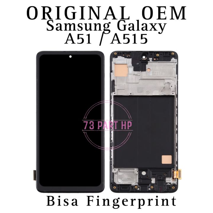 Original Oem LCD Touchscreen Fullset + Frame Samsung Galaxy A51 4G ...