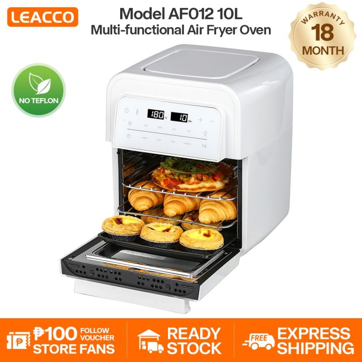 LEACCO Air Fryer Oven AF012 & AF013 10L | Lazada PH