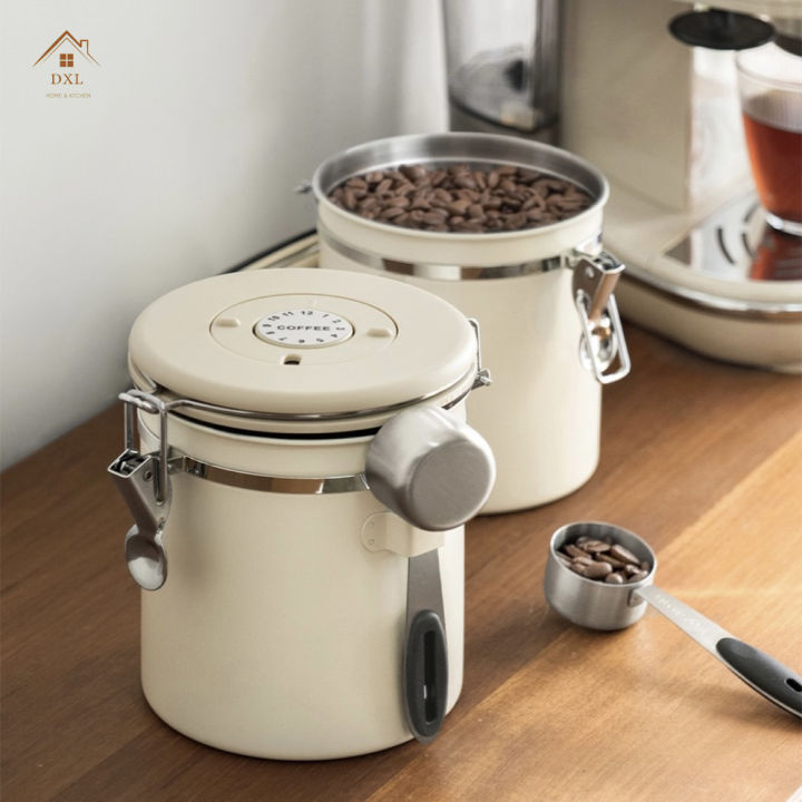 DXL Coffee Bean Storage Tank Vacuum Coffee Powder Sealed Tank Milk ...