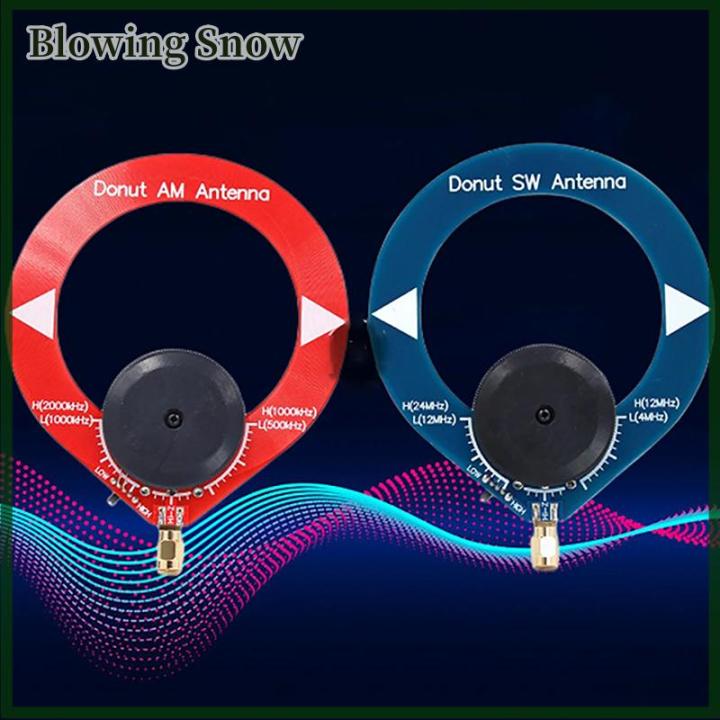 Blowing 10khz 180mhz Sweet Donut Sw Shortwave Medium Wave Antenna Am Reception Antenna Mini Loop