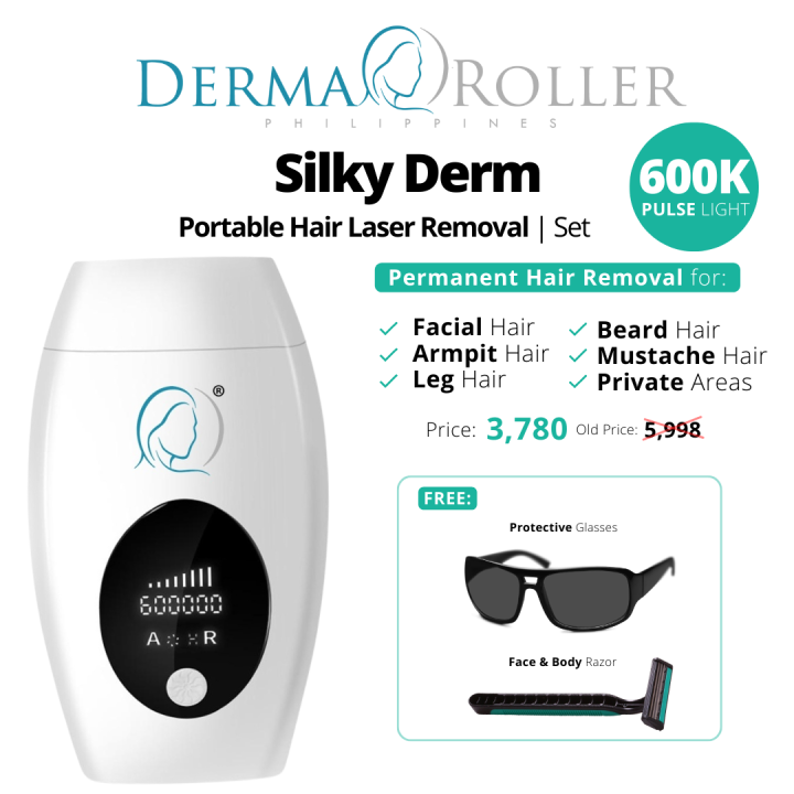 Silky Derm Permanent Laser Hair Removal [ORIGINAL] 600,000 Pulses ...