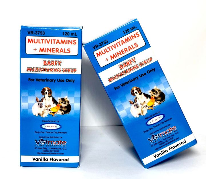 [CLR AGRIVET] BUY 1 TAKE 1 BARFY MULTIVITAMINS SYRUP 120ml/ BARFY PET ...