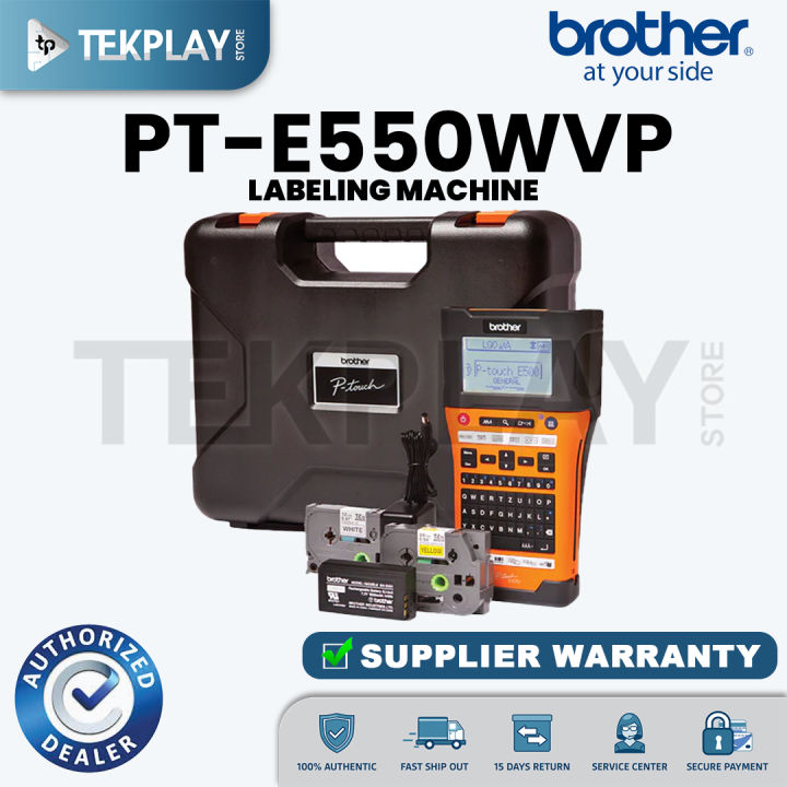 Brother P-touch PT-E550WVP Portable Handheld Label Printer With ...