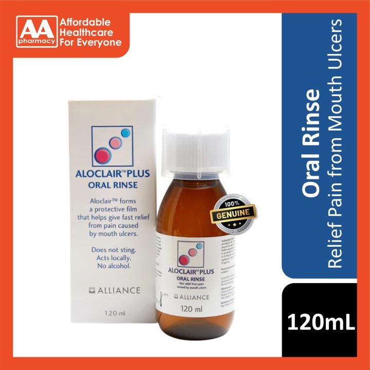 [CLEARANCE] [EXP 06/2025] Aloclair Plus Oral Rinse 120mL (For Painful ...