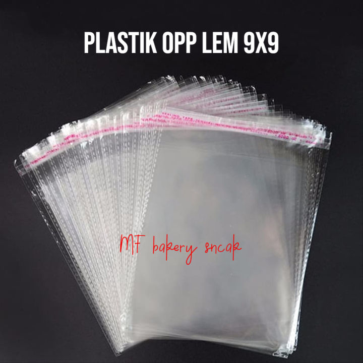 Plastik OPP Lem Roti Kemasan Kue Cookies Snack 9x9 cm | Lazada Indonesia