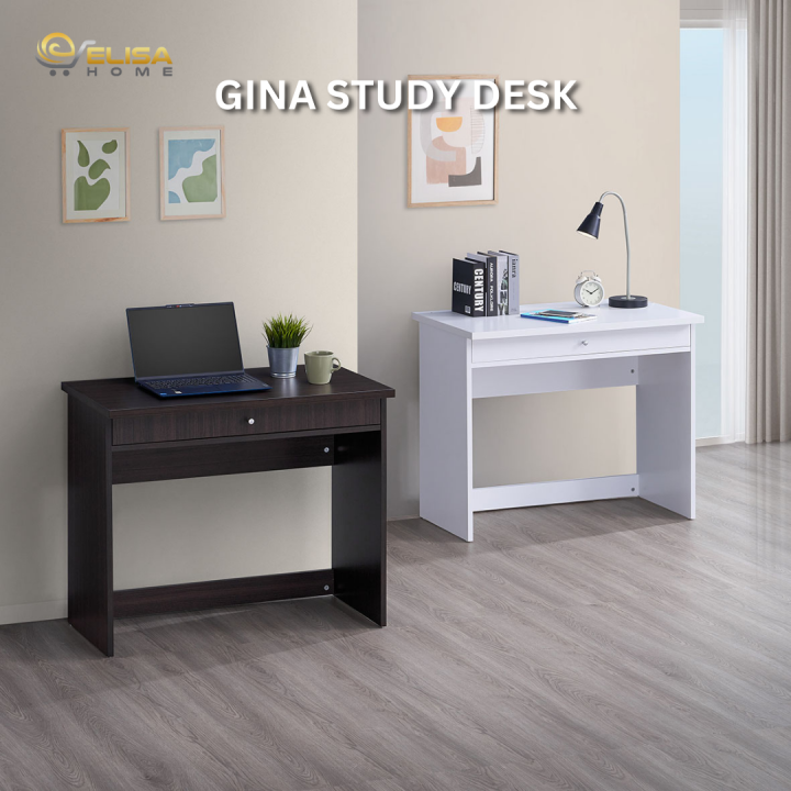 ELISA HOME Gina Meja Belajar / Study Table Office Table Computer Table | Lazada