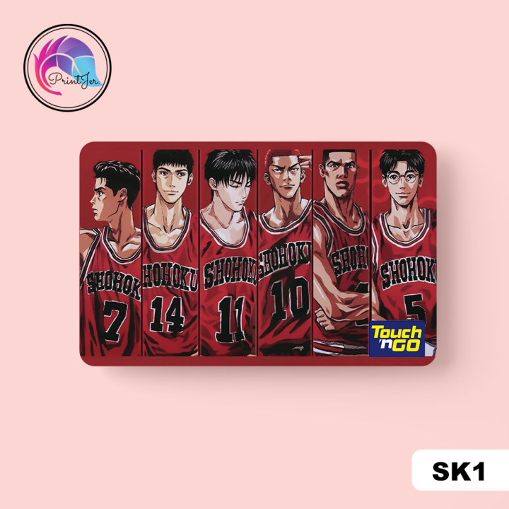 SLAM DUNK ( SERIES 1 ) - Touch n Go Card Sticker Cover (Waterproof ...