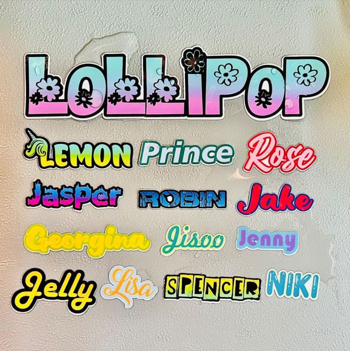Customized Name Sticker/Waterproof | Lazada PH