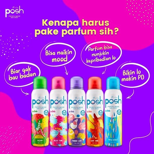 Parfum Tubuh Cewek | Posh For Girl 150ml | Lazada Indonesia