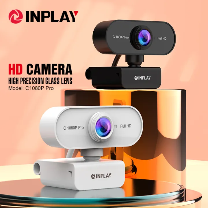 INPLAY C1080PRO HD USB Web Camera Wired HD 1080P Build-in Mic For PC ...