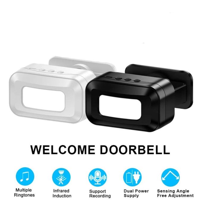 RIN9353 PIR Motion Detector Welcome Doorbell Anti-theft Infrared ...