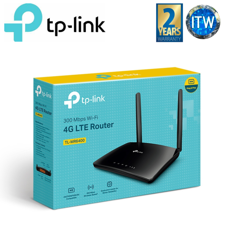 Itw | TP-Link Wireless Router TL-MR6400 300Mbps on 4G LTE Network ...