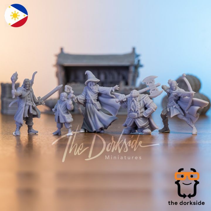 Fellowship LOTR - Dungeons & Dragons Miniature - RN Estudio Minis - The ...