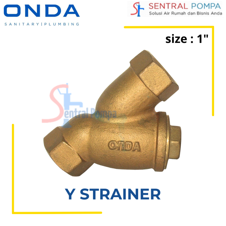 Y Strainer Kuningan 1 Inch Onda Brass Strainer 1" | Sentral Pompa ...